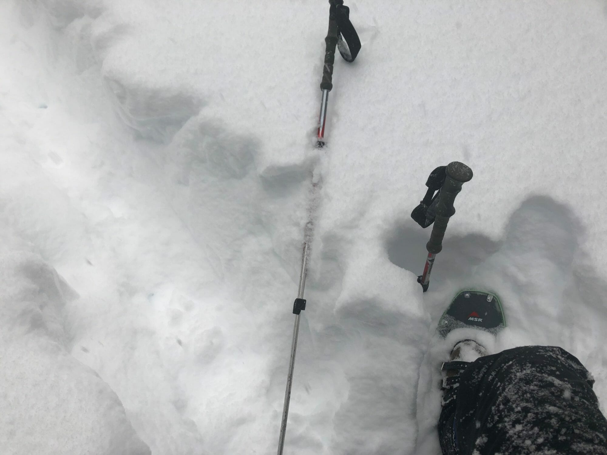 snow pole depth | Heather Lende
