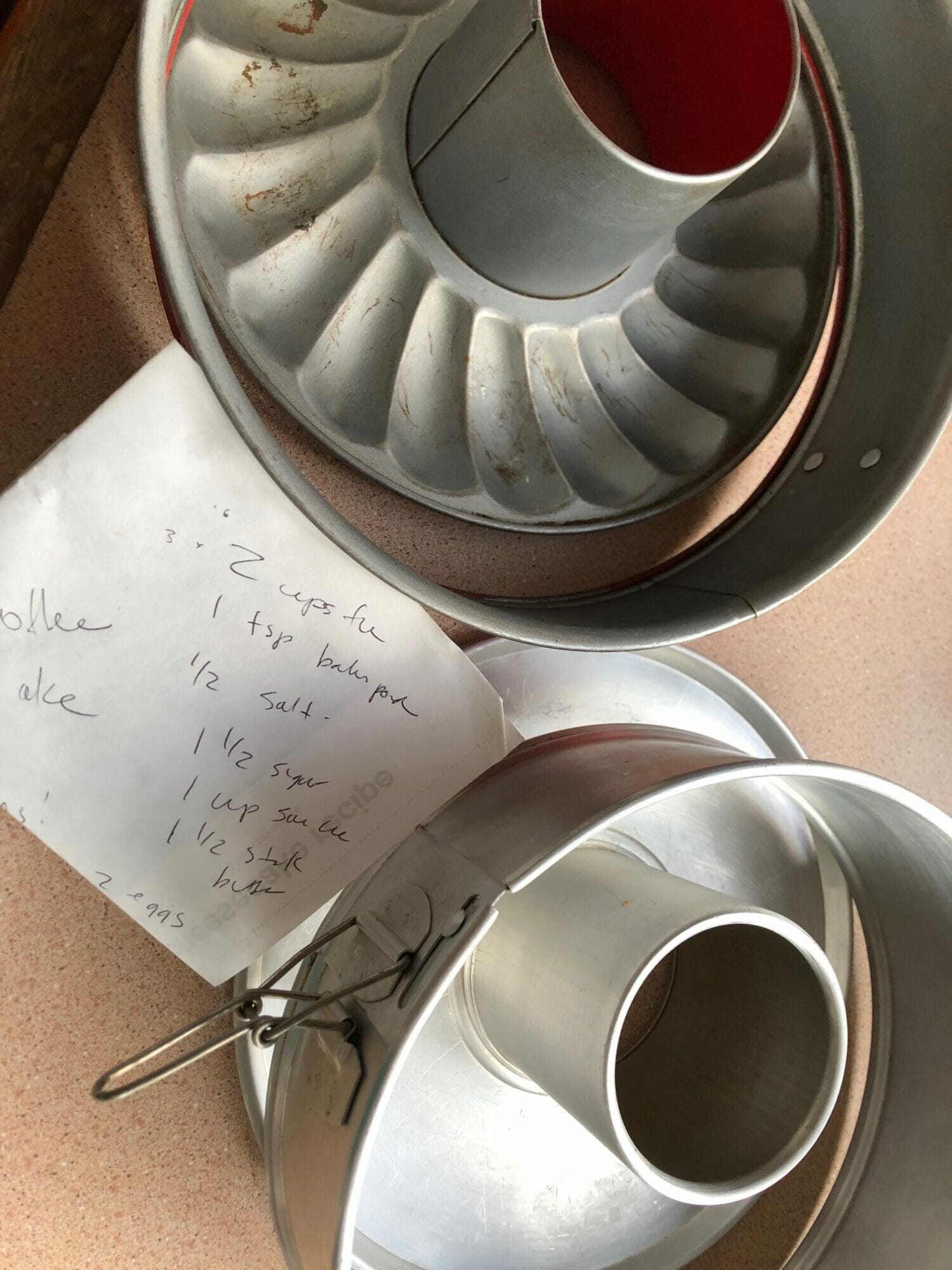 Coffee cake pans | Heather Lende