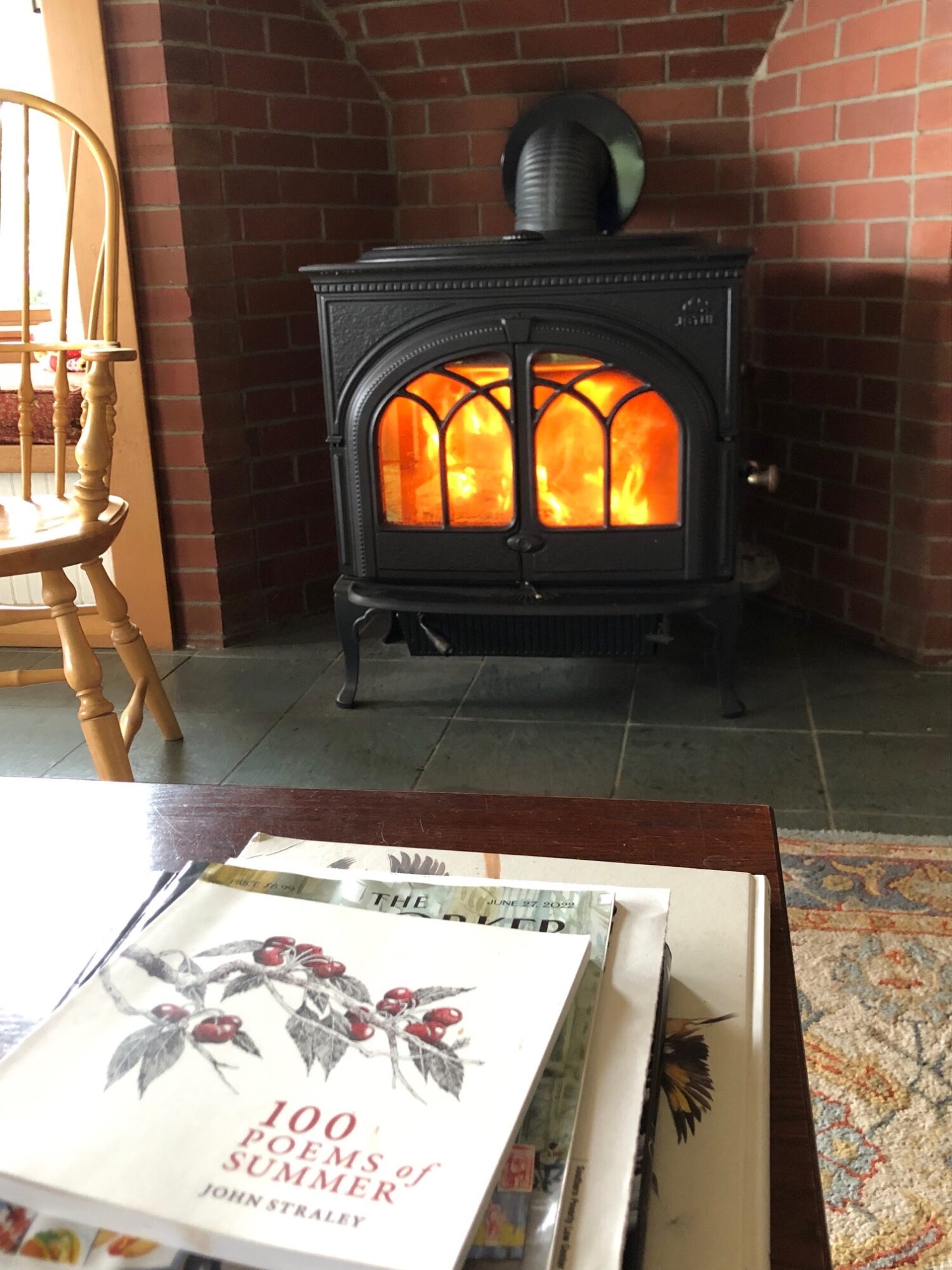 Summer poems stove | Heather Lende